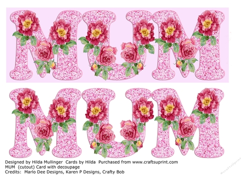 MUM (cutout) - CUP1026516_10778 | Craftsuprint
