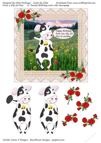 From a silly old Moo - CUP1113548_10778 | Craftsuprint