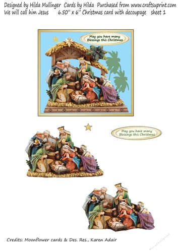 WE WILL CALL HIM JESUS - CUP1178528_10778 | Craftsuprint