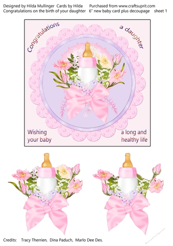 CONGRATULATIONS ON THE BIRTH OF YOUR DAUGHTER - CUP1179325_10778 ...