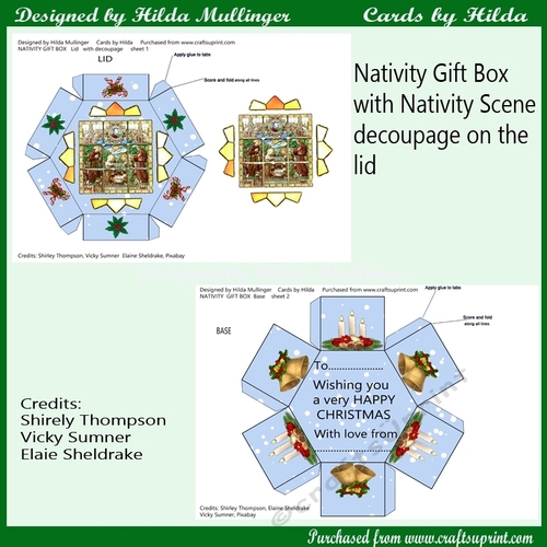 NATIVITY GIFT BOX - CUP1239292_10778 | Craftsuprint
