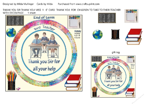 THANK YOU SIR THANK YOU MISS 1 - CUP1386841_10778 | Craftsuprint