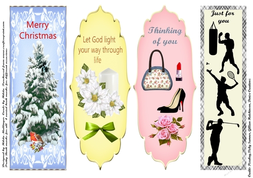 Pretty Book marks for all - CUP976740_10778 | Craftsuprint