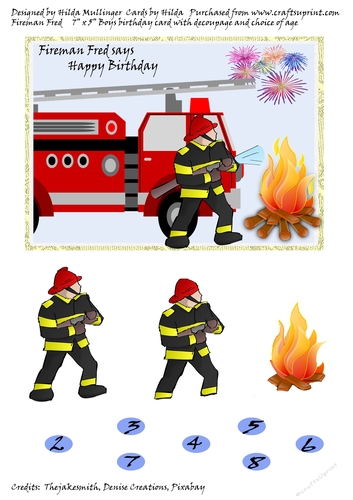 FIREMAN FRED - CUP989649_10778 | Craftsuprint