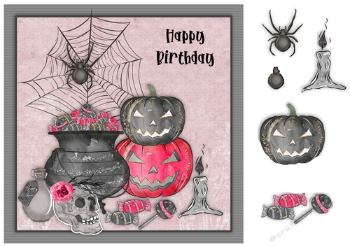 Spooky Birthday Wishes - CUP1303403_125097 | Craftsuprint