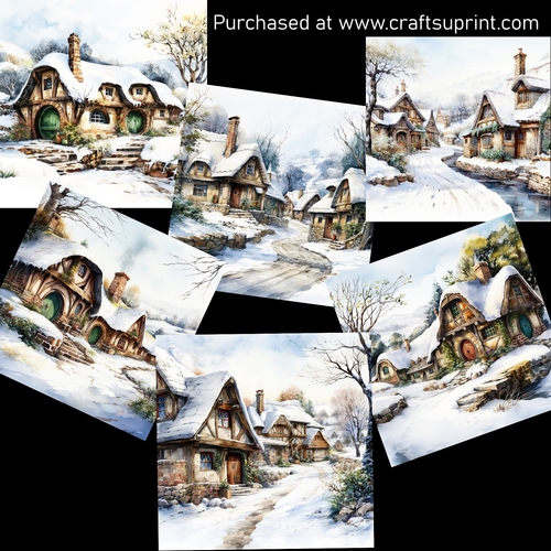 Winter Shire - CUP1249439_123648 | Craftsuprint