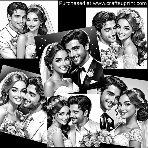 Happy memories together 2 CARD FRONTS - CUP1312515_123648 | Craftsuprint