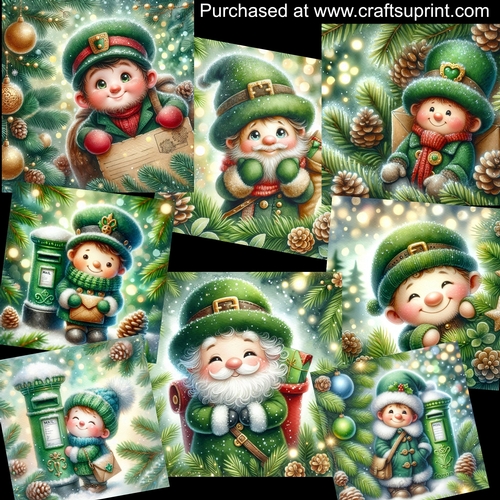 Merry Christmas Mister Postman 4 CARD FRONTS - CUP1351704_123648 ...
