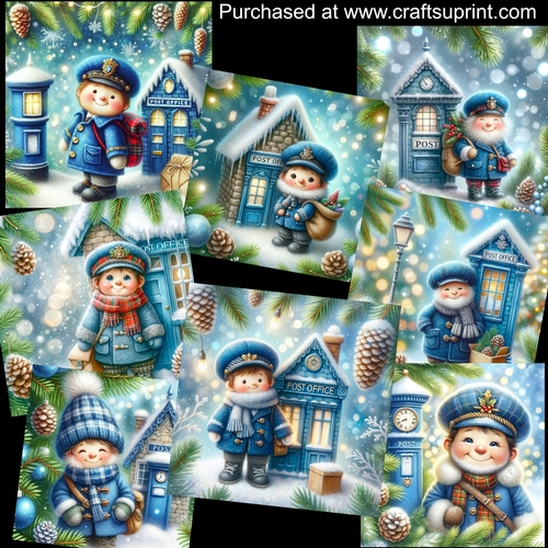 Merry Christmas Mister Postman 5 - CUP1351769_123648 | Craftsuprint
