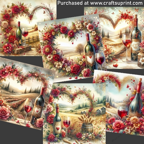 Spring red wine 2 - CUP1357550_123648 | Craftsuprint