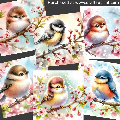 Spring birdies - CUP1362908_123648 | Craftsuprint