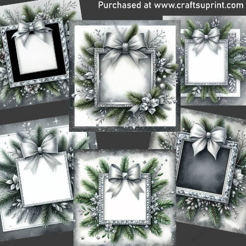 Christmas festive frames 7 - CUP1396653_123648 | Craftsuprint