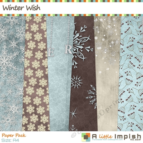 Winter Wish [A4] Paper Pack - CUP660087_2338 | Craftsuprint