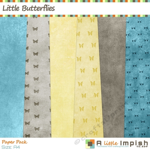 Little Butterflies [A4] Paper Pack - CUP660089_2338 | Craftsuprint