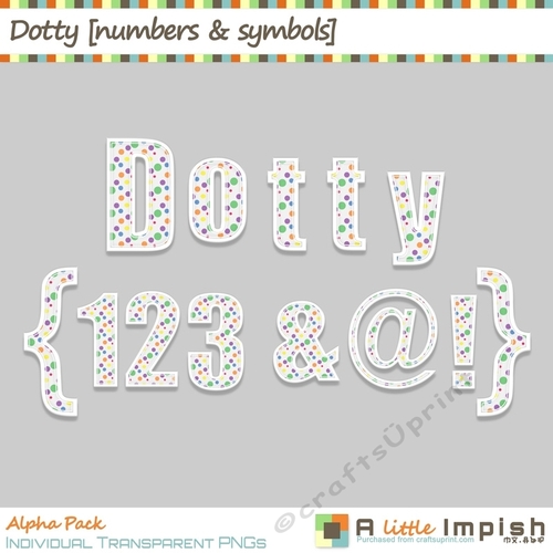 Dotty {numbers & Symbols} - CUP661134_2338 | Craftsuprint