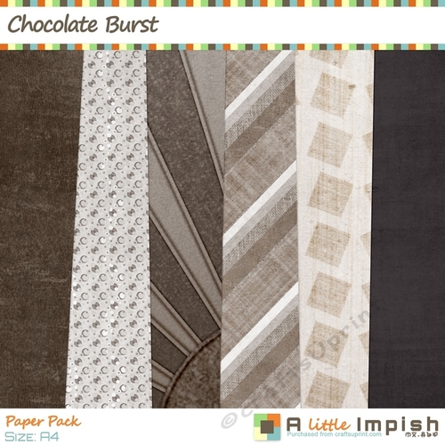 Chocolate Burst [A4] Paper Pack - CUP762342_2338 | Craftsuprint