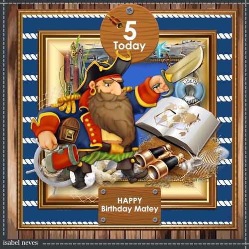 Happy Birthday Matey - CUP1050873_2073 | Craftsuprint