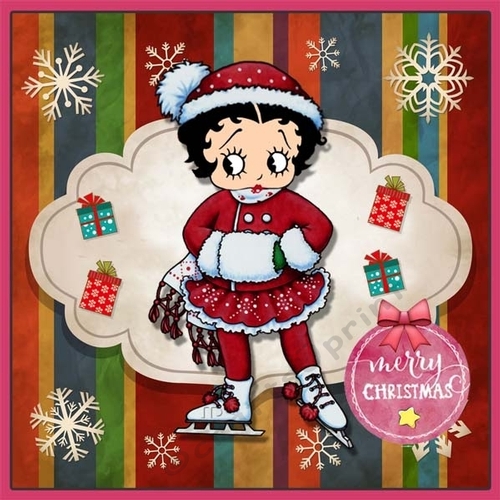 Betty Boop Christmas - CUP1126316_2073 | Craftsuprint