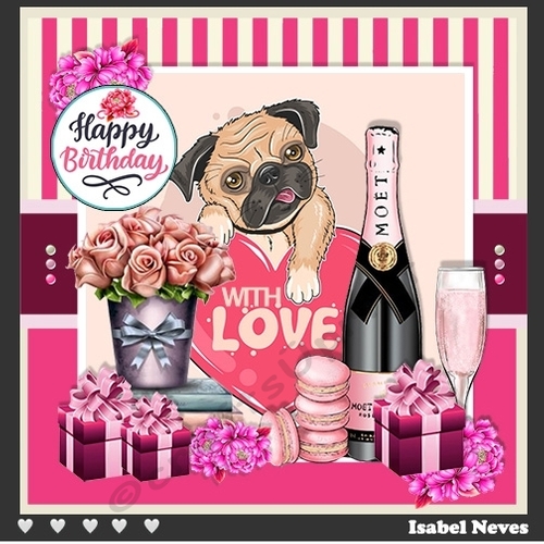 Puppy Love Birthday Wishes - CUP1162549_2073 | Craftsuprint