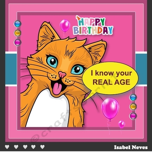 I Know Your Real Age - CUP1168051_2073 | Craftsuprint