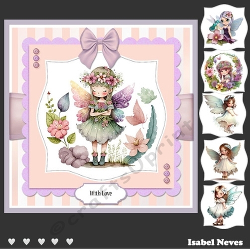 Fabulous Fairies Six Card Set - CUP1211924_2073 | Craftsuprint