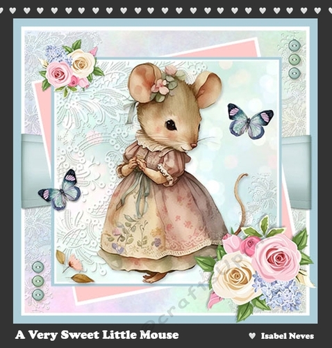 A Very Sweet Little Mouse - CUP1214676_2073 | Craftsuprint