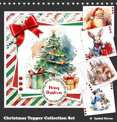 Christmas Toppers Collection Set - CUP1223034_2073 | Craftsuprint