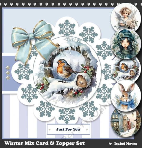 Winter Mix Toppers Set - CUP1242223_2073 | Craftsuprint