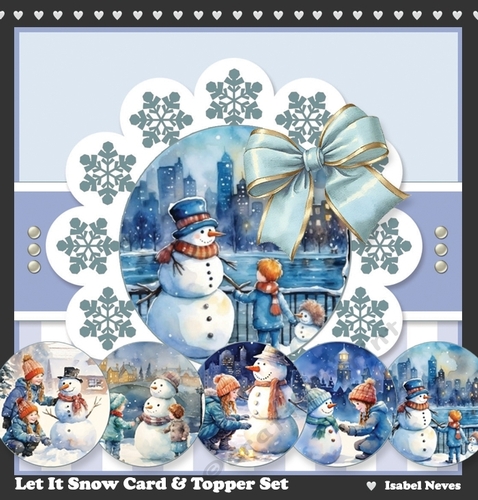 Let It Snow Toppers Set - CUP1242248_2073 | Craftsuprint