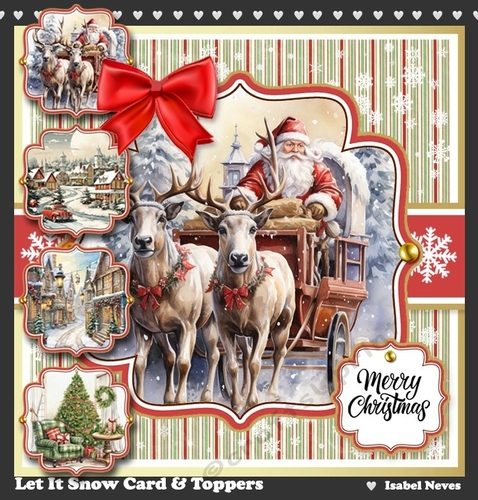 Let It Snow Toppers Set - CUP1254080_2073 | Craftsuprint