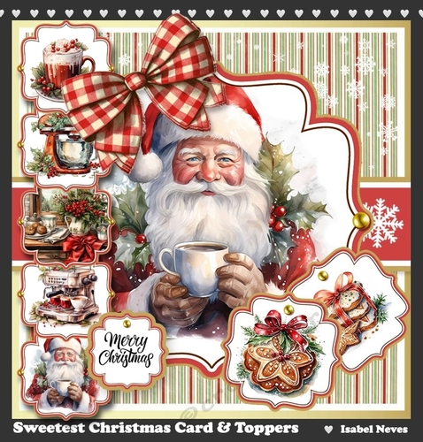 Sweetest Christmas Toppers Set - CUP1254676_2073 | Craftsuprint