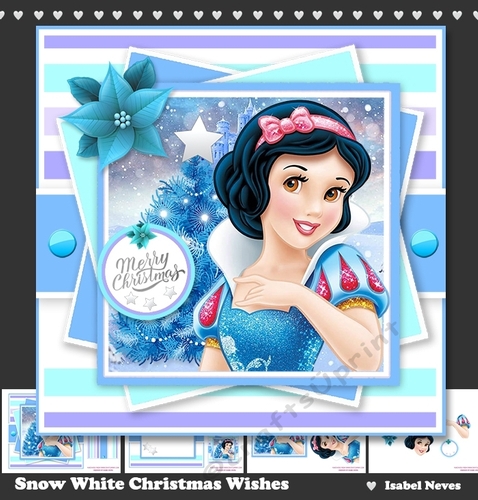 Snow White Christmas Wishes - CUP1313389_2073 | Craftsuprint