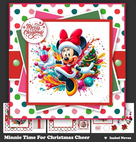 Minnie Time For Christmas Cheer - CUP1344615_2073 | Craftsuprint