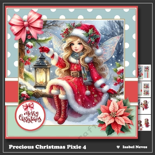 Precious Christmas Pixie 4 - CUP1351860_2073 | Craftsuprint