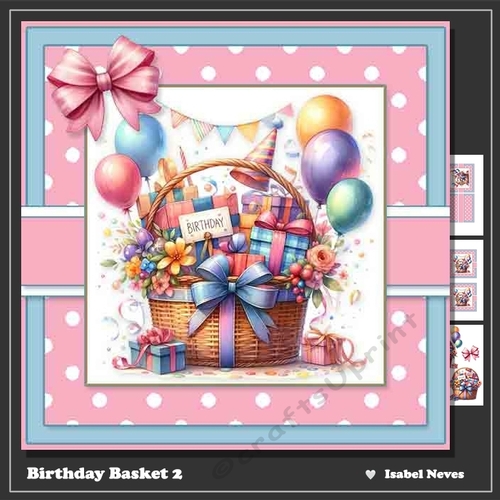 Birthday Basket 2 - CUP1354735_2073 | Craftsuprint