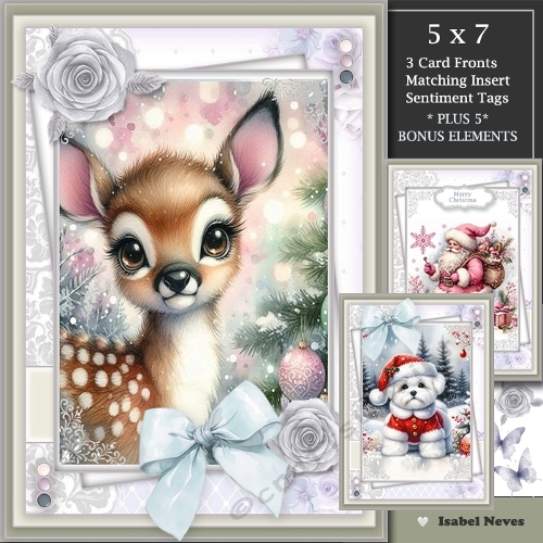 Set Of 3 ~ Winter And Christmas Greetings 4 - CUP1384041_2073 ...