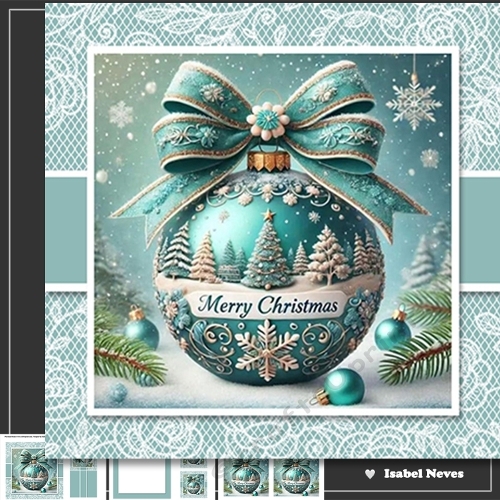 Beautiful Christmas Bauble - CUP1387423_2073 | Craftsuprint