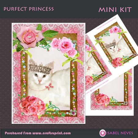 Purfect Princess ~ Pretty Kitten Mini Kit - CUP597222_2073 | Craftsuprint