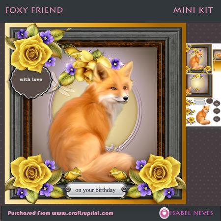 Foxy Friend - CUP677314_2073 | Craftsuprint