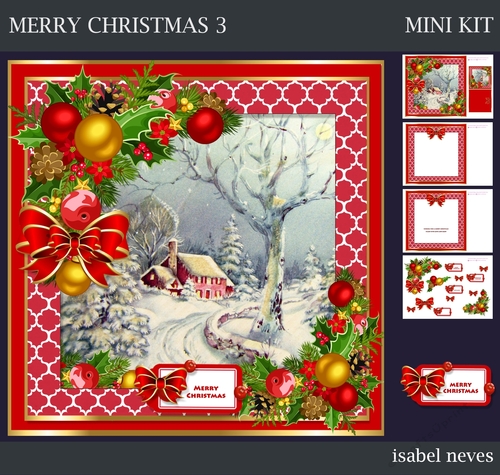 Merry Christmas 3 - CUP741569_2073 | Craftsuprint