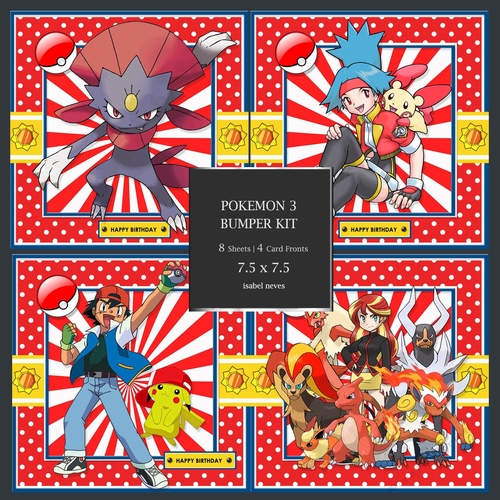 Pokemon 3 Bumper Kit - CUP776527_2073 | Craftsuprint