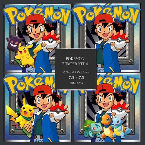 Pokemon Bumper Kit 4 - CUP838297_2073 | Craftsuprint