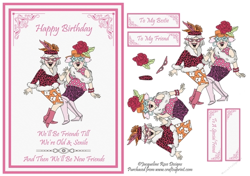 A5 Friends Funny Card - CUP1217203_16 | Craftsuprint