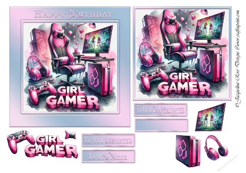 Gamer Girl - CUP1361486_16 | Craftsuprint