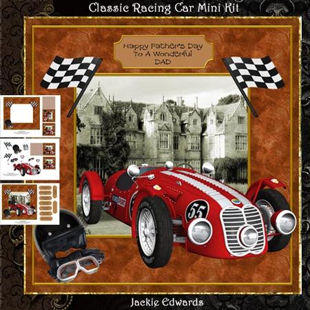 Classic Racing Racing Car Mini Kit - CUP607111_16 | Craftsuprint