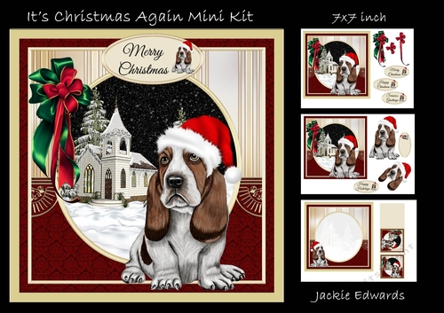 Its Christmas Again Mini Kit - CUP824216_16 | Craftsuprint