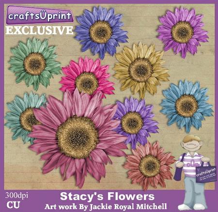 Stacey's Flowers - CUP360042_656 | Craftsuprint