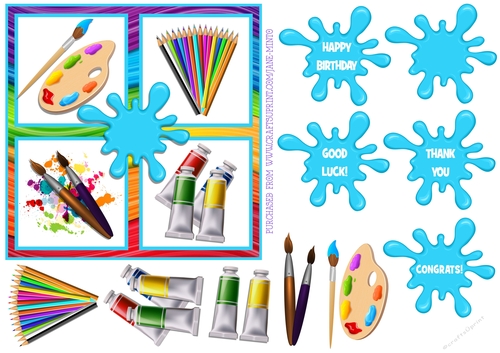 ARTY FARTY 6x6 - CUP1042700_57683 | Craftsuprint