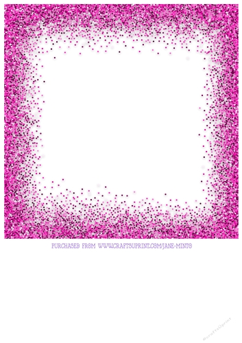 GLITTER BORDER PINK - CUP1046915_57683 | Craftsuprint