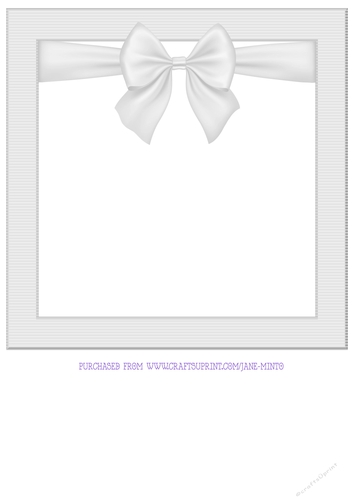 BOW FRAME WHITE - CUP1047226_57683 | Craftsuprint